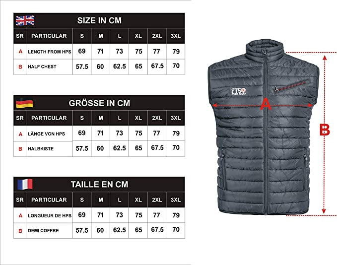GILETS in Grey Color – FTS